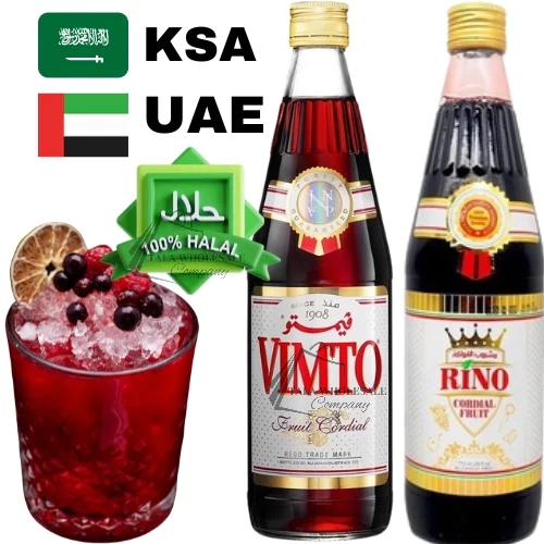 Vimto and Rino Fruit Cordial 710ml / Minuman Arab Sirap From Saudi ...