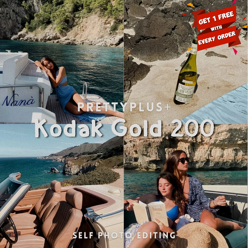 Kodak Gold 200 | Lightroom Preset Mobile IOS Android & PC Desktop | Random FREE 1 Preset ...