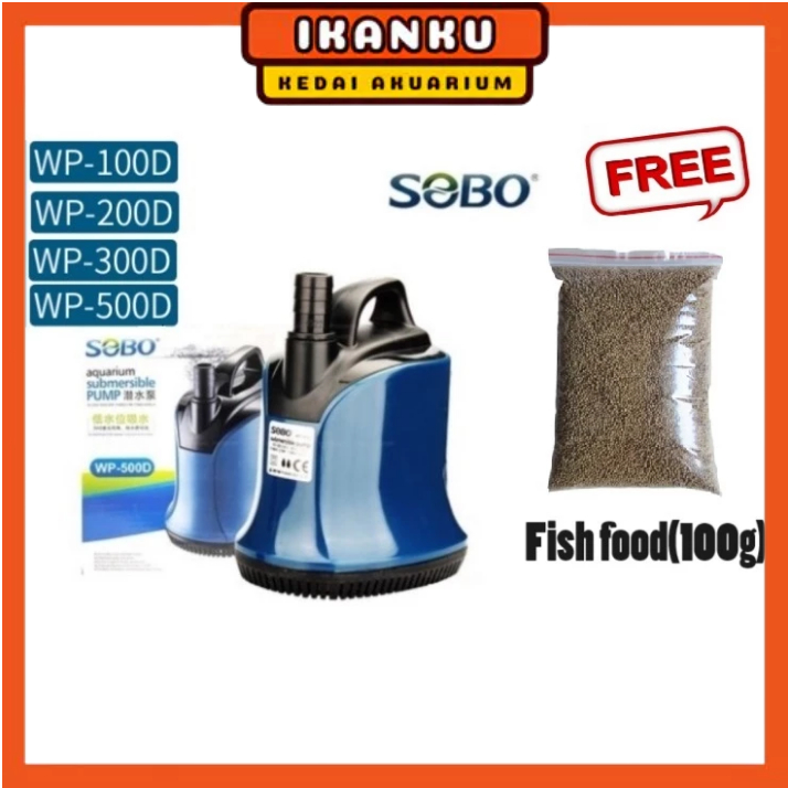 Sobo Submersible Water Pump Low Water Level WP-100D WP-200D WP-300D WP ...
