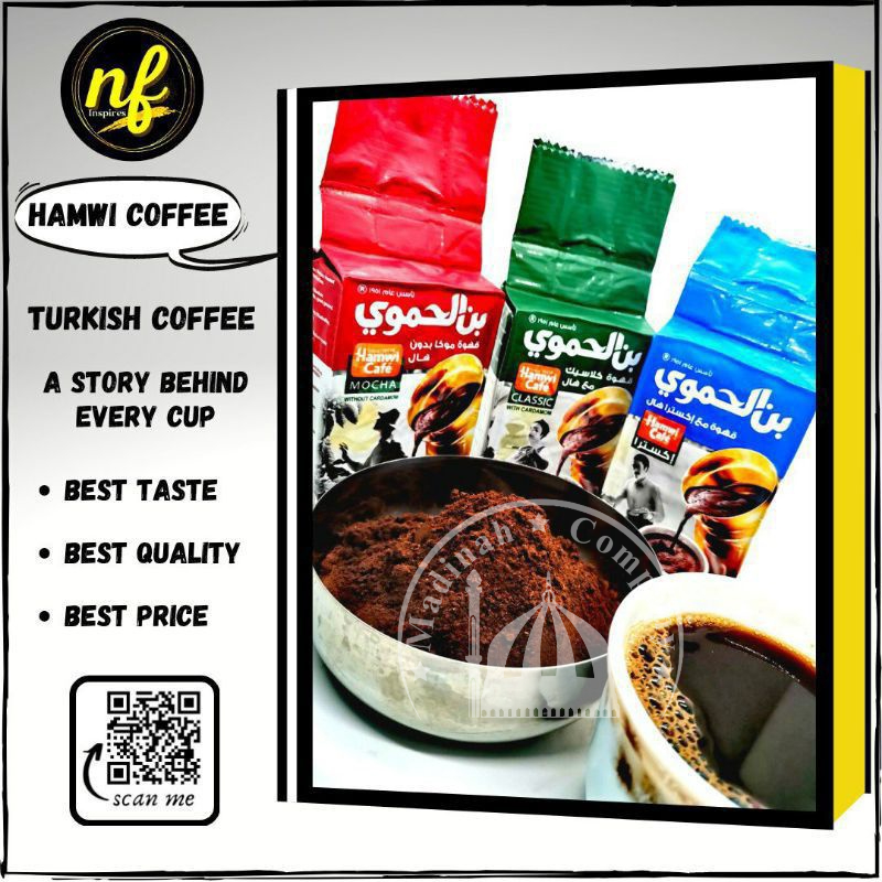 Al-Hamwi Arabic Coffee (3 flavors) Kopi Arab - Original Product ...