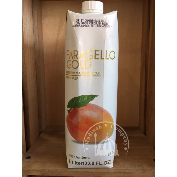 Faragello Jus Premium Gold Premium Juice 1 Liter Mango Nectar ...