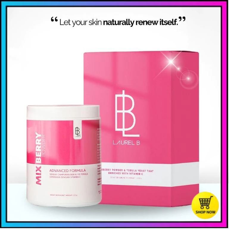 LAUREL B SHALICIOUS Mixberry Powder Advance Formula 200g / 15 SACHET ...