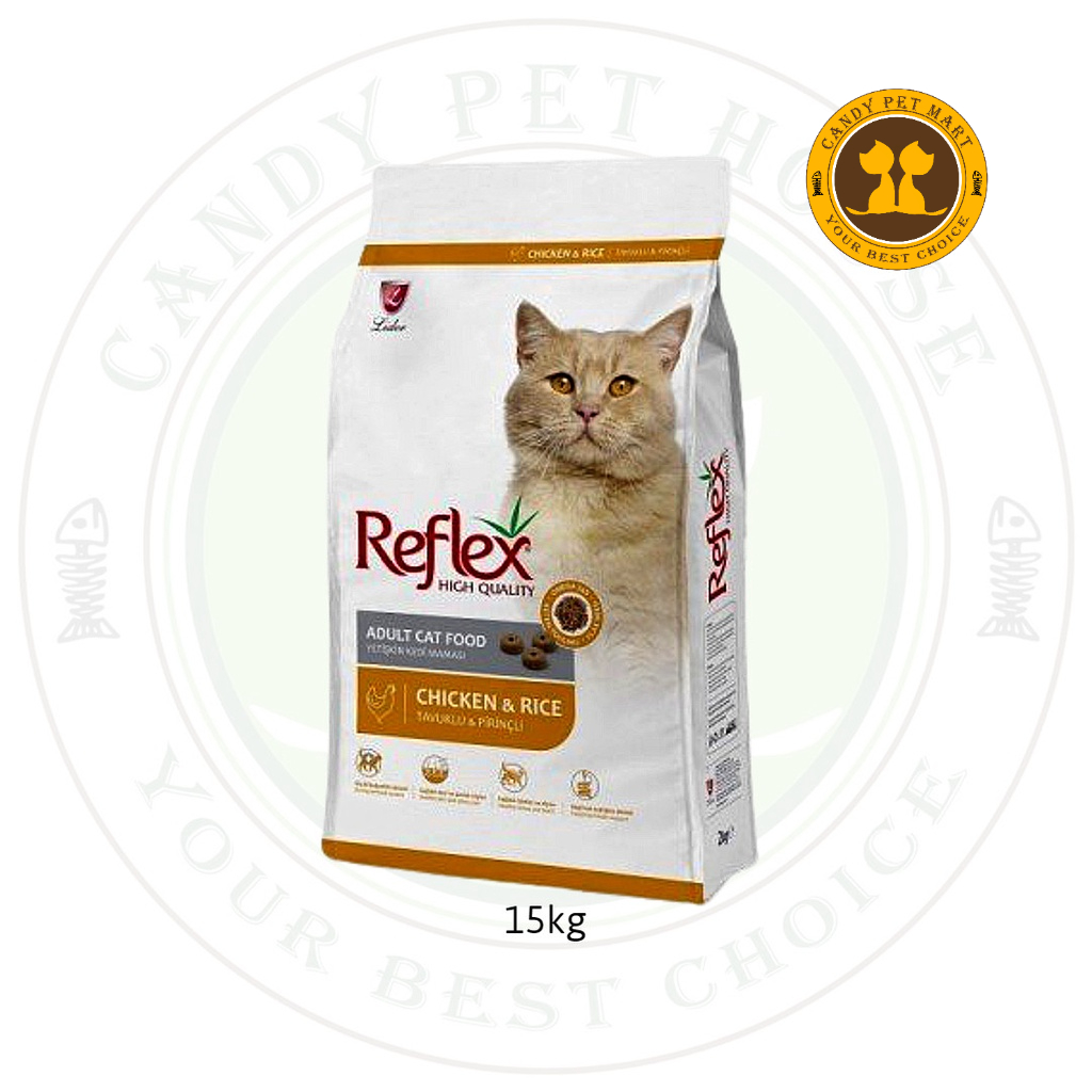 Reflex Chicken & Rice Adult Cat Food 15kg ( ADULT ) | Shopee Malaysia