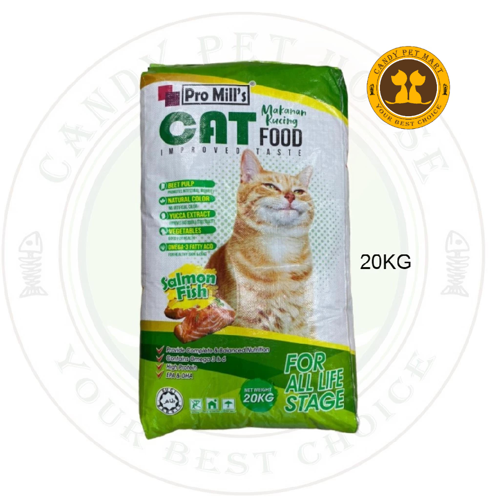 Pro Mill's / ProMill's Cat Food 20KG NEW Packaging and Formula | Shopee ...
