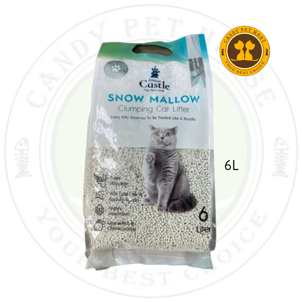 Snow Mallow Cat Litter 6L/2.5kg | Shopee Malaysia