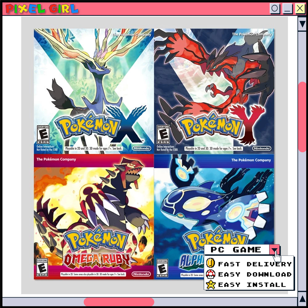 Pokémon Generation 6 PC Digital Download Offline [PC Game] | Shopee ...