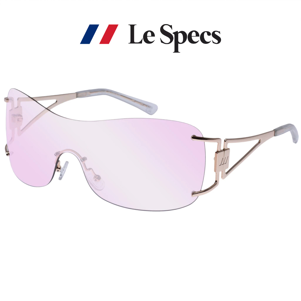 Le Specs Le Fame | Gold Sunglasses | Shopee Malaysia