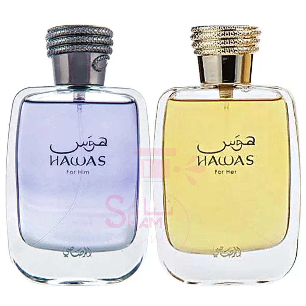 Hawas For Her Rasasi Woman Hawas for Him Rasasi Man Hawas Rasasi 100mL ...