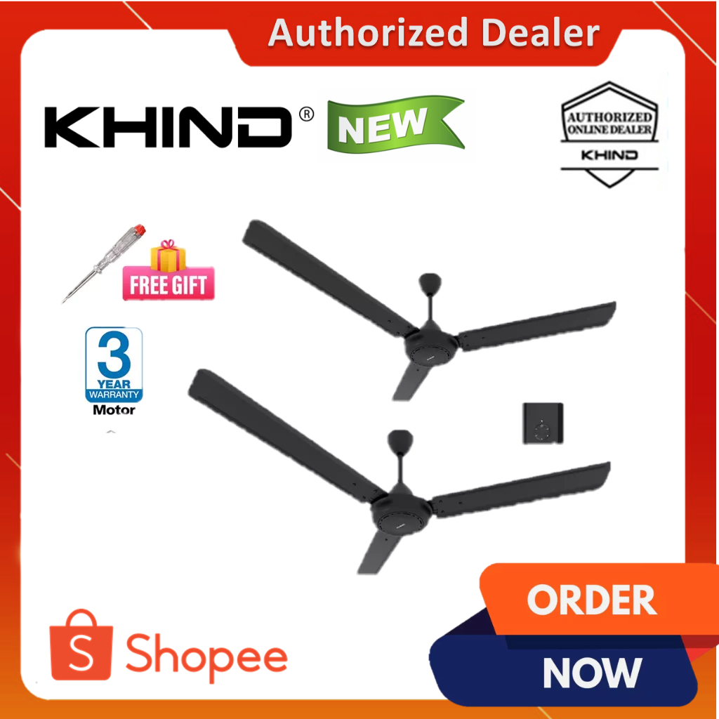 KHIND Ceiling Fan CF611 / CF613 / CF 615 / CF 615B / CF618 / CF618B ...