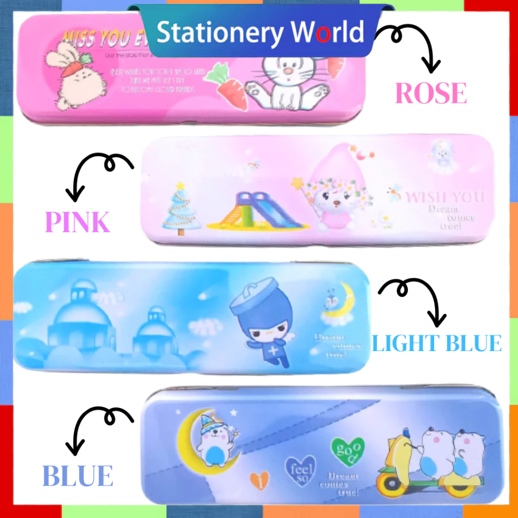 Pencil Case Cute Cartoon 2 Layer B-9| Kotak Pencel | Barang Sekolah ...