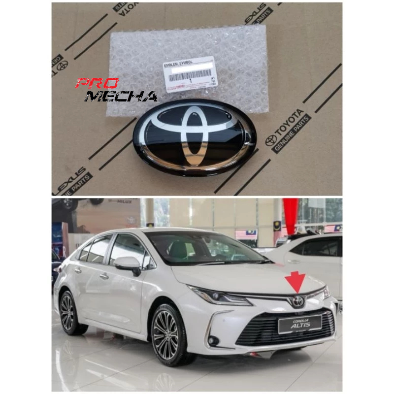 ORIGINAL TOYOTA ALTIS 2019 ~2021 ZRE211 FRONT GRILLE LOGO EMBLEM (RADAR ...