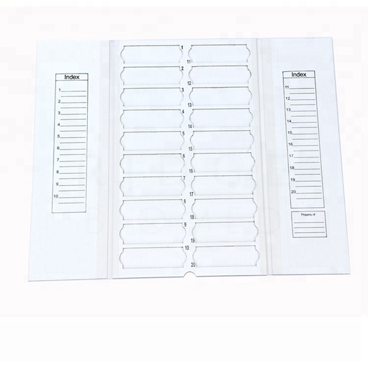MICRSOCOPE SLIDE HOLDER SLIDE MAILER CARDBOARD FOR 20 SLIDES HISTOLOGY ...