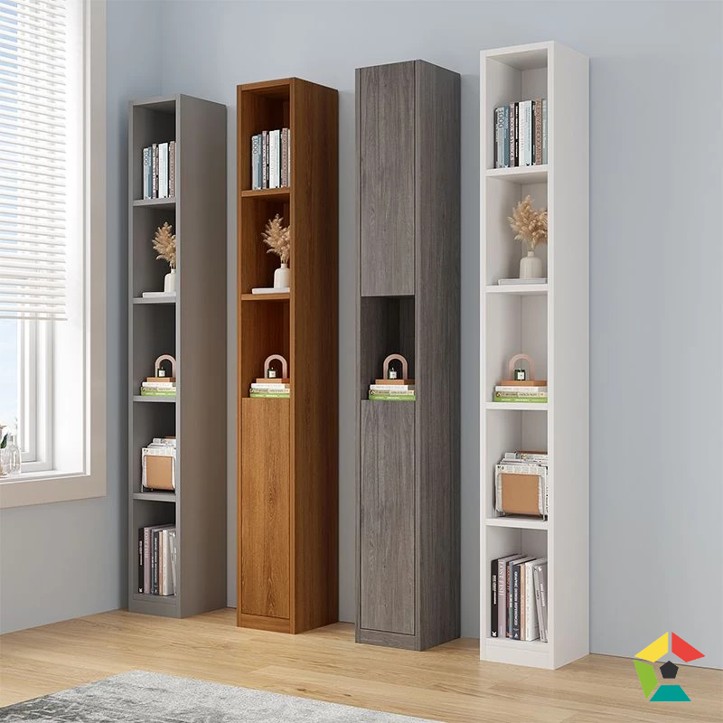 20cm Slim Bookcase Multi-Layer Corner Storage Cabinet for Kitchen ...