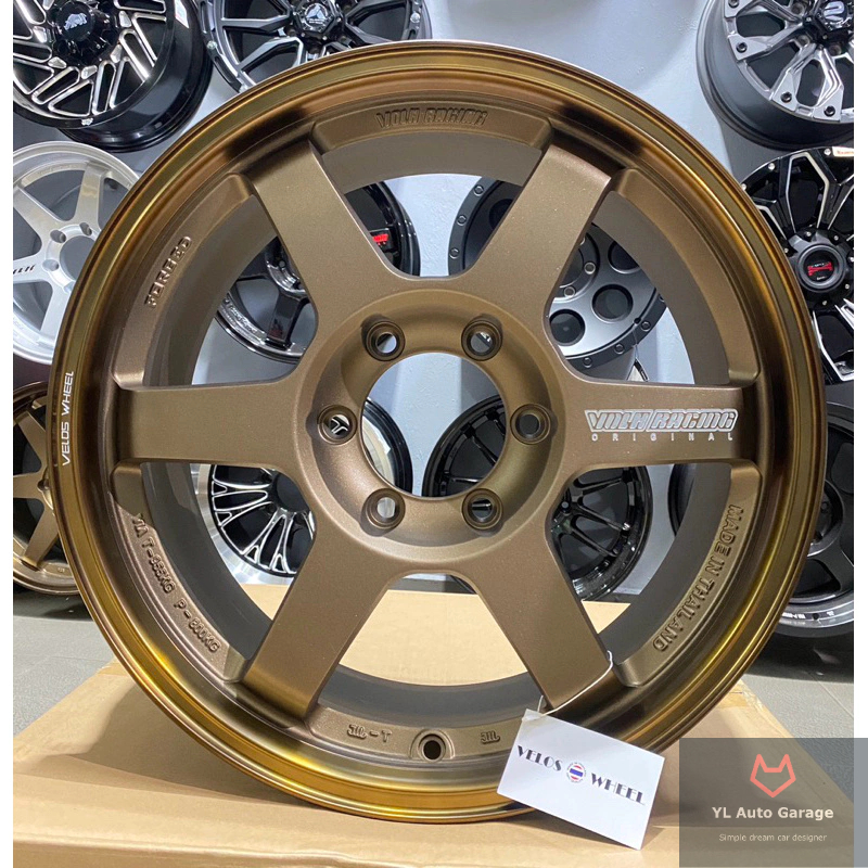 [4x4] Velos Wheel TE37 Sport Rim [Bronze 2 Ton] 18x8JJ ET30 (6x139.7 ...