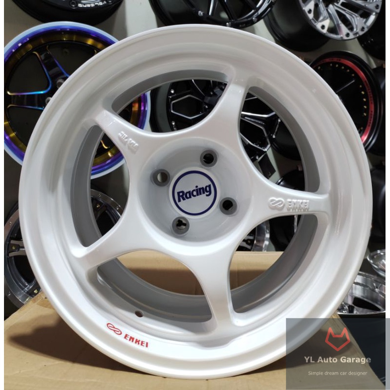 RP0-1 [White] Sport Rim 15x8JJ ET20 (4x100) | Shopee Malaysia