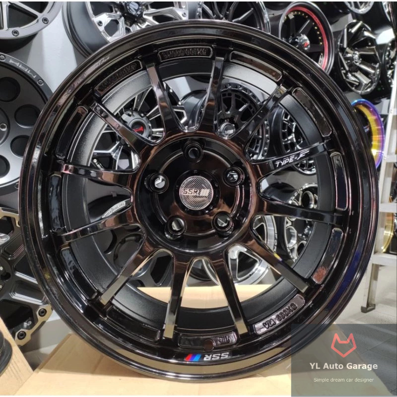 SSR Type-F Wheel [Gloss Black] Sport Rim 17x8JJ ET38 (5x114.3) | Shopee ...
