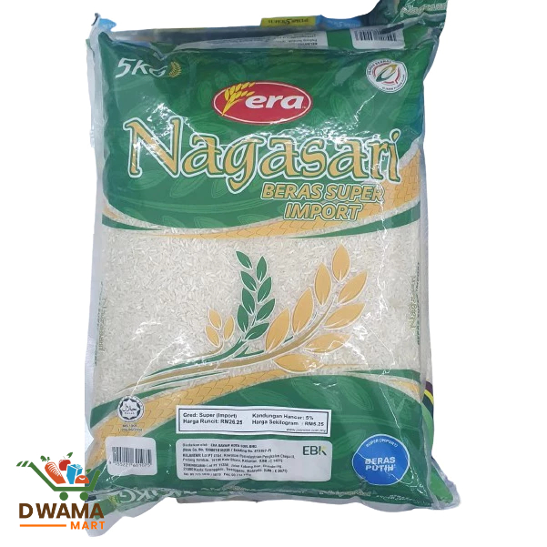 Era Nagasari Beras Super Import 5kg (Hijau) | Shopee Malaysia