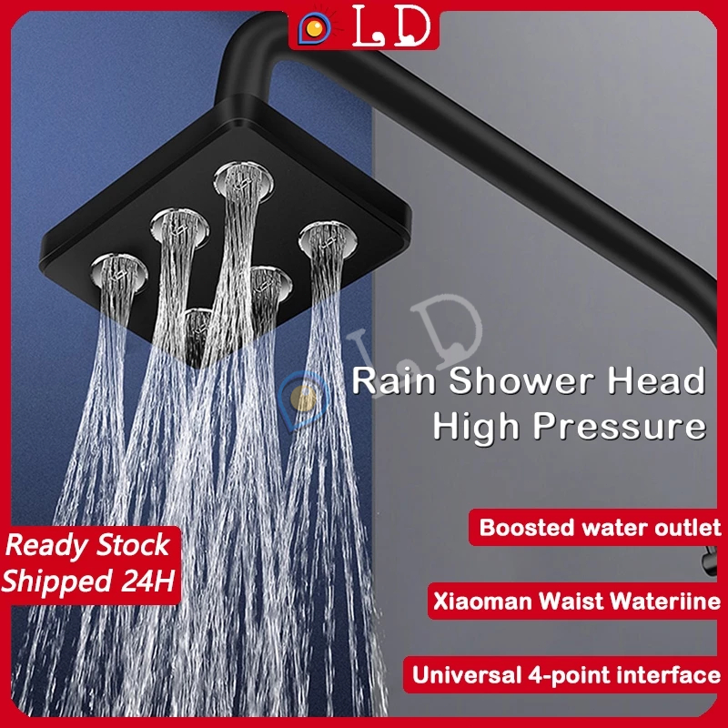 High Pressure Rainshower Head Magic Water Flow Rainfall Shower Head ...