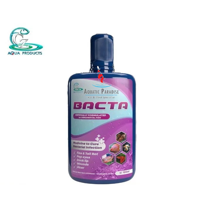 CZ - BACTA BACTERIA INFECTION MEDICINE (100ml) FOR ORNAMENTAL FISH ...