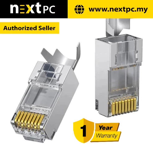 [Ready Stock] UGREEN Cat 7 FTP RJ45 Connector (10PCS)/ 1 Years Warranty ...