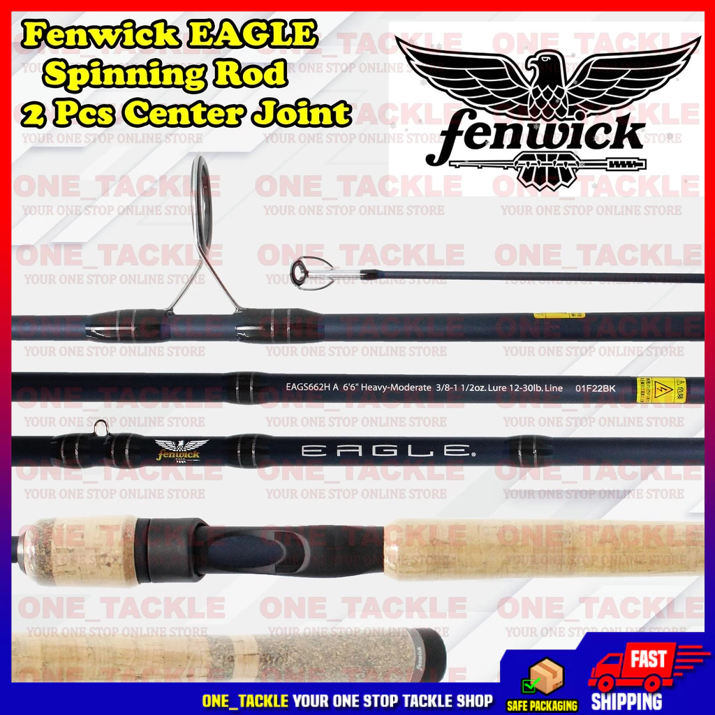 2022 Fenwick Eagle Spinning Rod 2pcs Center Joint | Shopee Malaysia