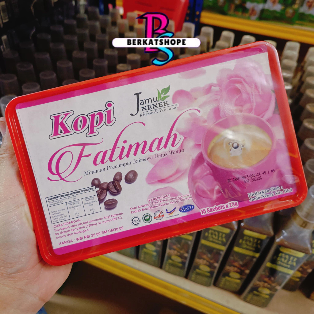 JAMU NENEK Kopi Fatimah 15s | Original HQ 💯 Coffee Kacip Fatimah ...