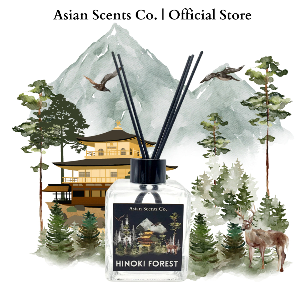 Asian Scents Co. Hinoki Forest Reed Diffuser (100ml) | Shopee Malaysia