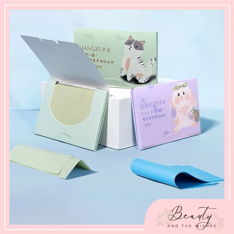 Facial Oil-Absorbing Paper Portable Removable Fragrance Oil-Absorbing ...