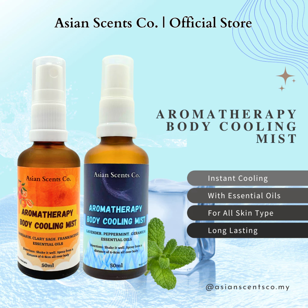 Asian Scents Co. Aromatherapy Body Cooling Mist (50ml) | Shopee Malaysia