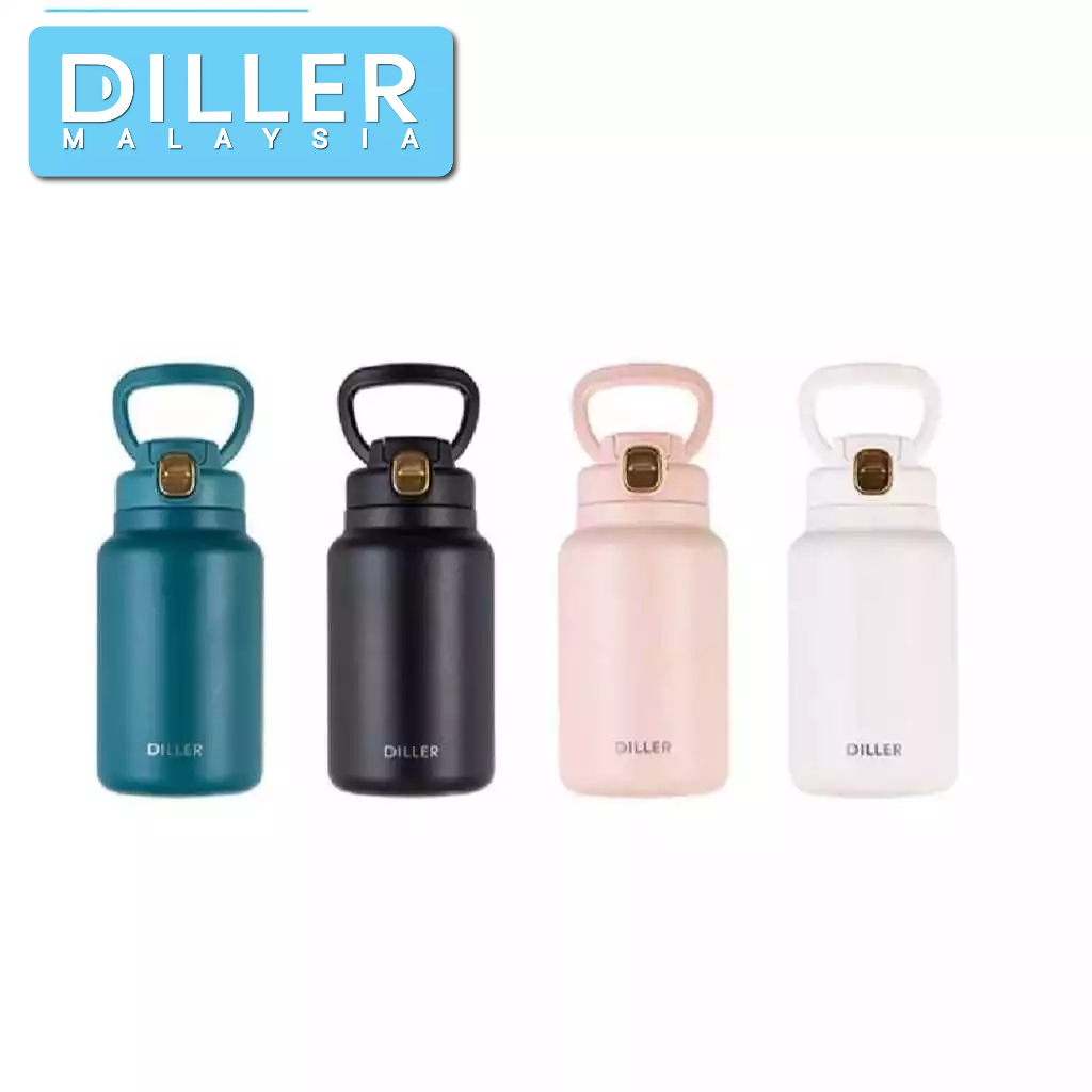 Diller Air Botol Straw Thermo SUS304 dengan Pemegang WildLife Thermo ...