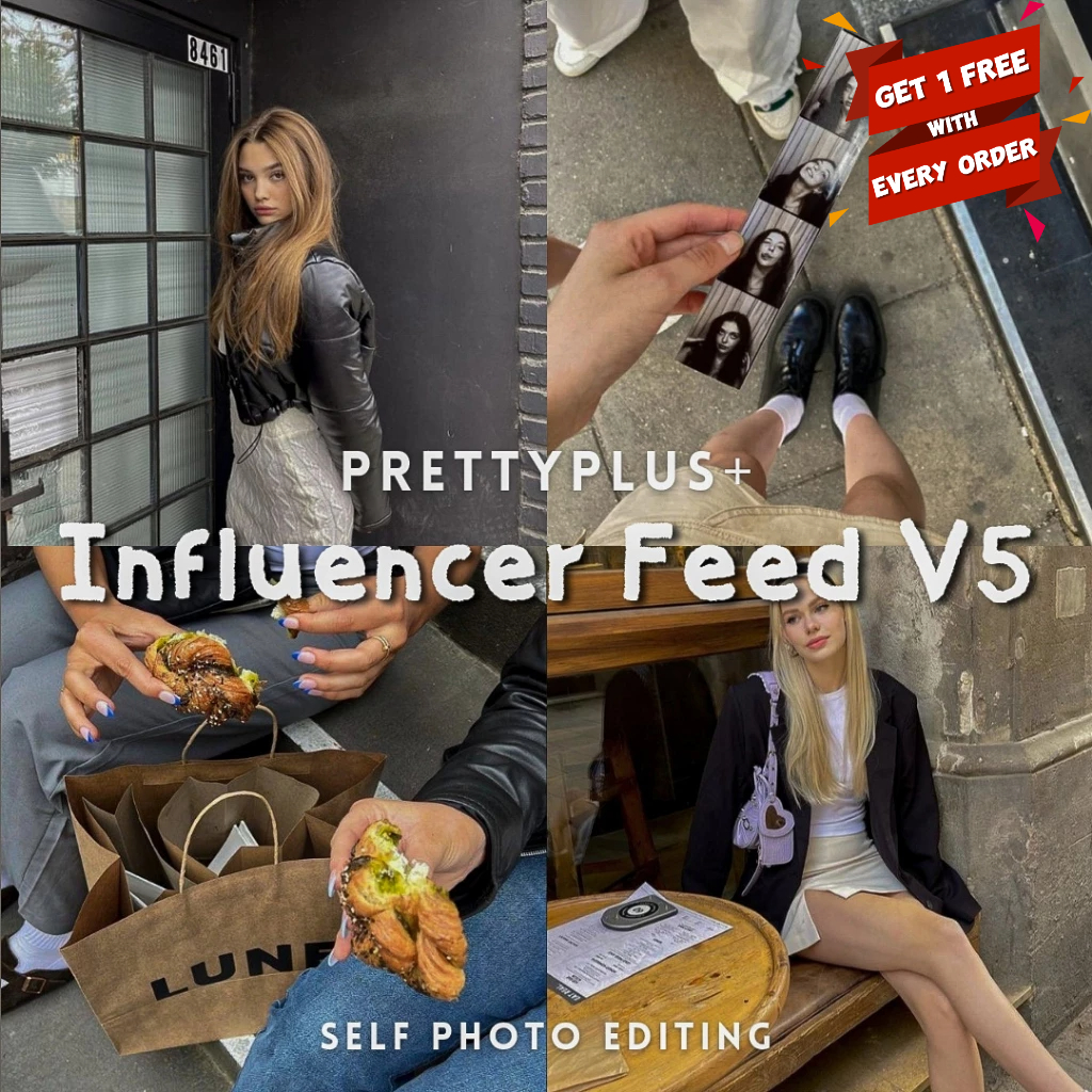 Influencer Feed V5 | Lightroom Preset Mobile IOS Android & PC Desktop ...