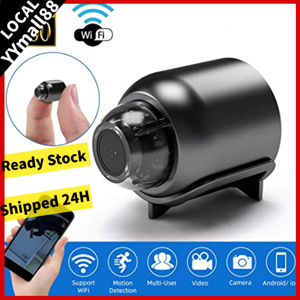 1080P Camera Hidden Super Mini CCTV Wireless 140 Degree Wide Angle WIFI ...