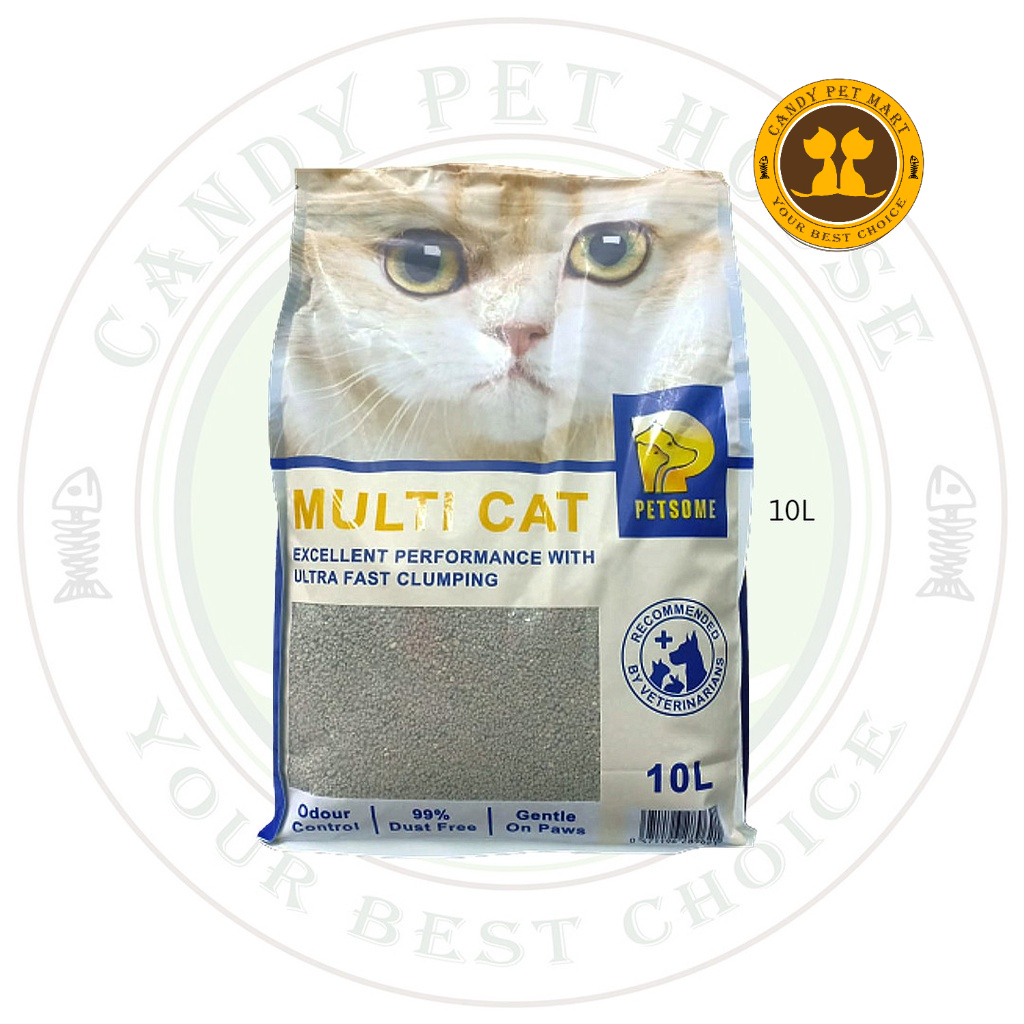 Petsome Multi Cat Excellent Performance With Ultra Fast Clumping / Cat Litter / Pasir Kucing ...