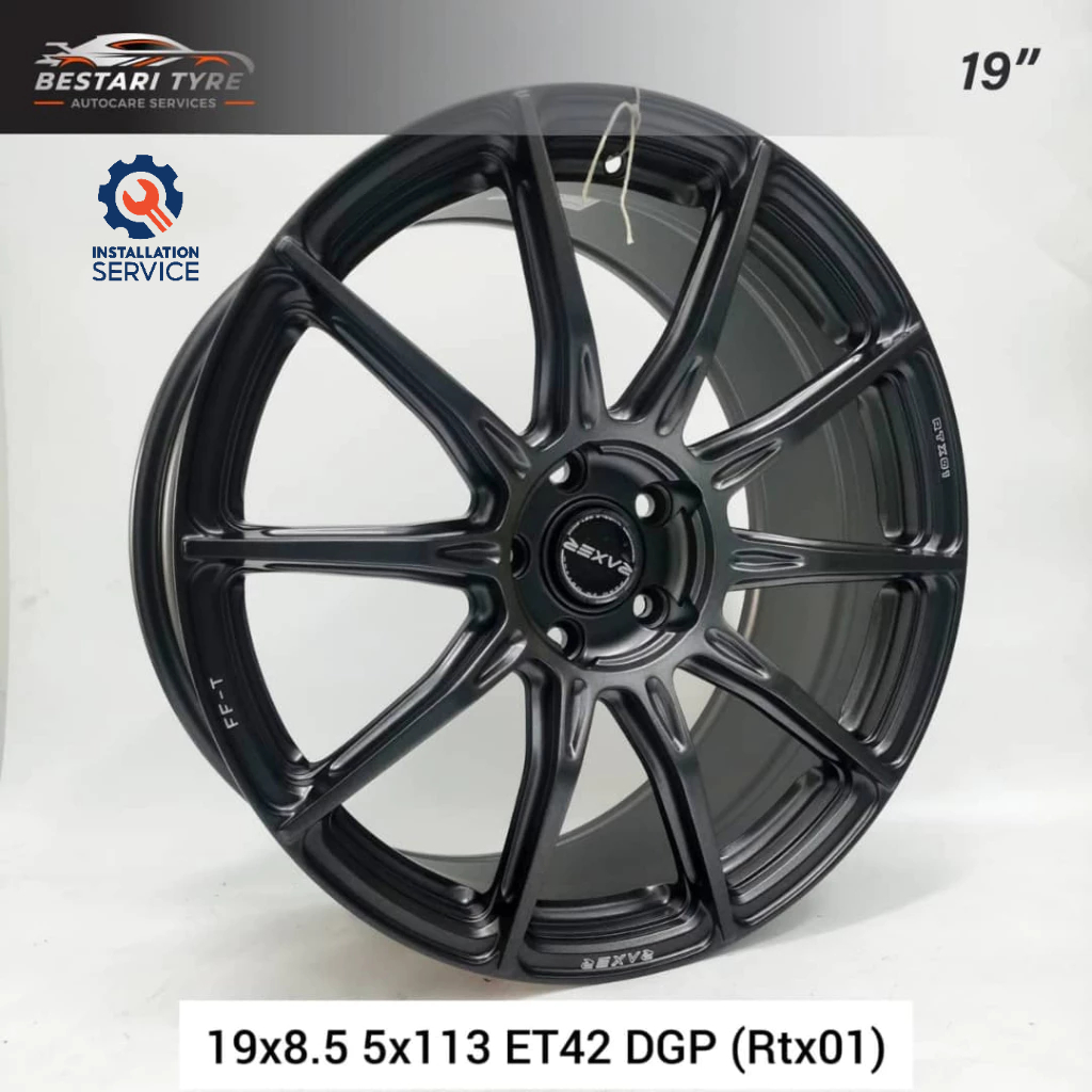 【Installation Available】RAXER RTX01 FLOW FORMING 19 INCH 19X8.5 & 19X9.0 5X113 ET42 DGP READY ...