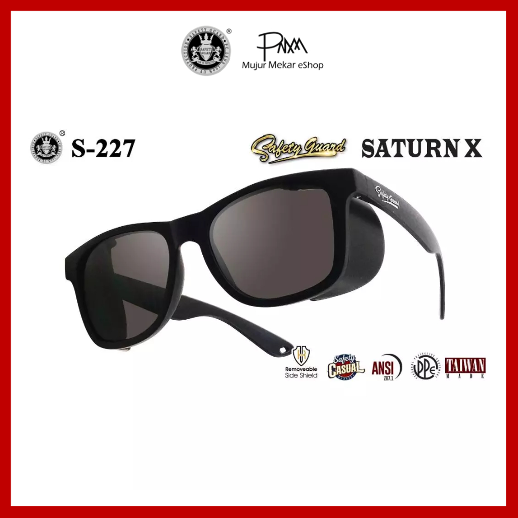 SAFETY GUARD SAFETY GLASSES/ EYE PROTECTION (S-227) - 100% UV & IMPACT PROTECTION | Shopee Malaysia