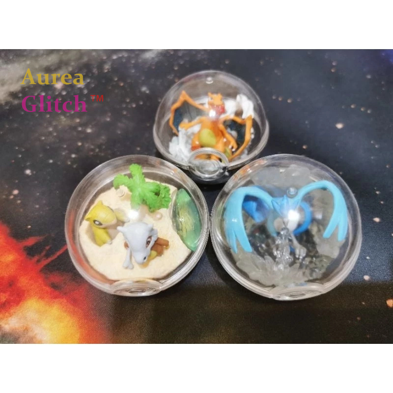 Pokemon Re-Ment pokeball Terrarium Collection vol 2 Charizard, Articuno ...
