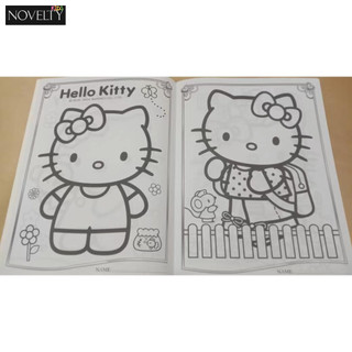 Hello Kitty Sticker & Coloring Book A4 Buku Mewarna Pelekat Kanak ...