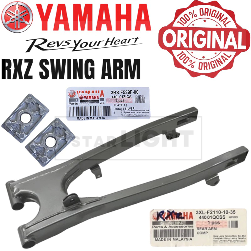 (COMBO SET) 100% JAMINAN ORIGINAL HLY RXZ REAR ARM COMP RXZ CATALYZER ...