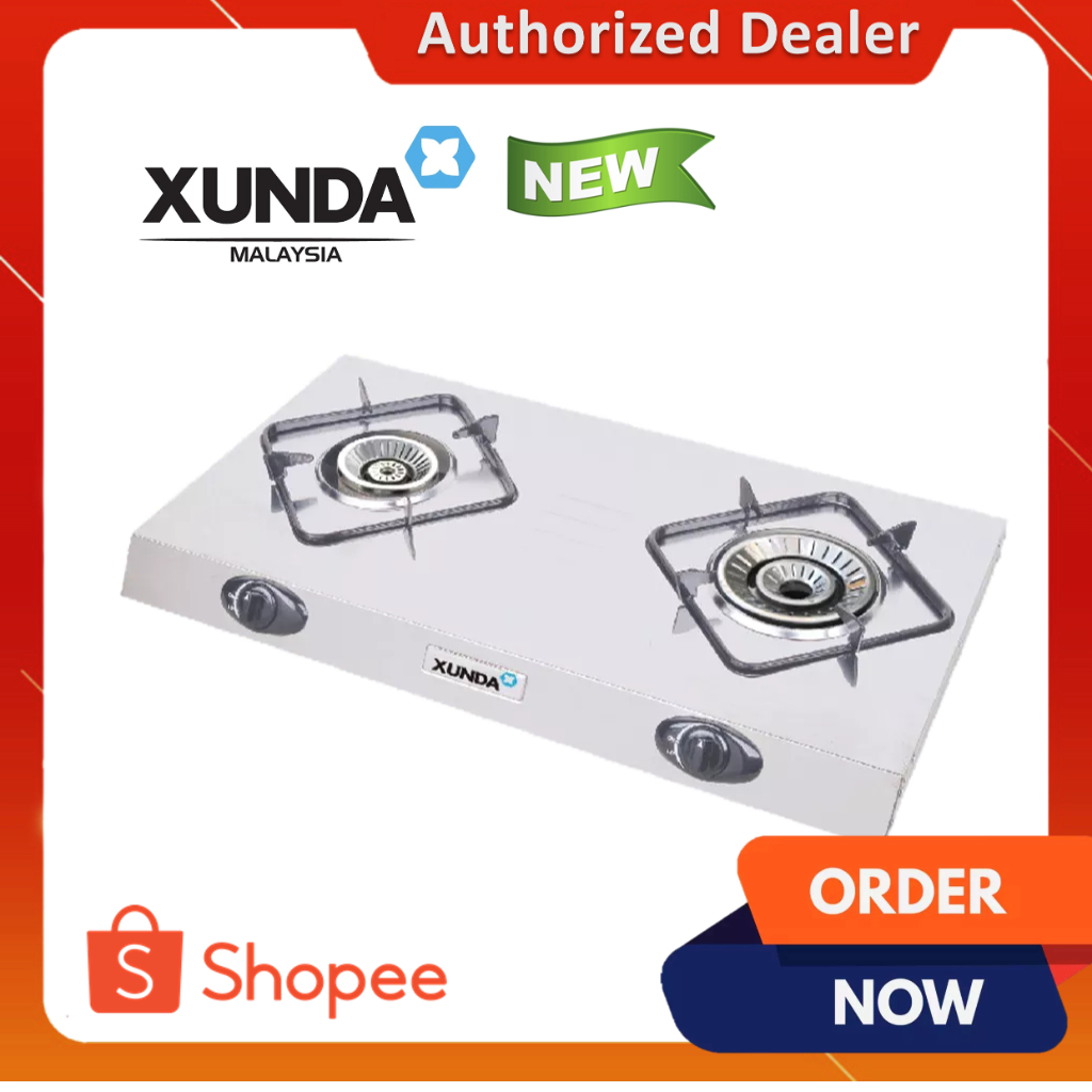 XUNDA 2-N5-S/2-N5-H/2-N5-M75 Table Top Stainless Steel Gas Cooker / Butterfly BGC-2015/BUT-BTG ...