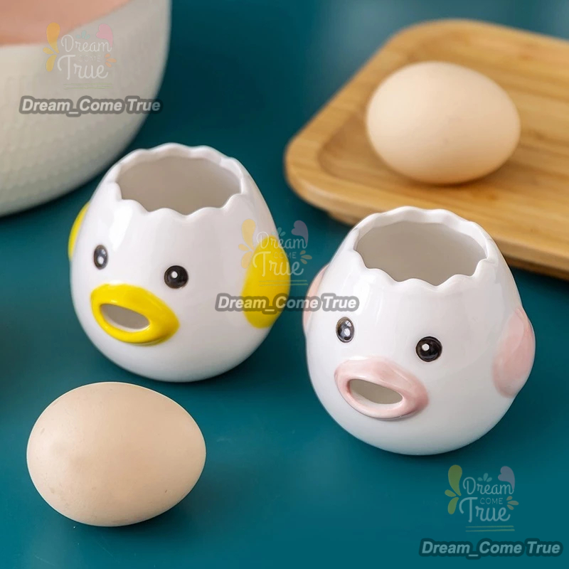 Cute Egg White Separator Cute Chicken Ceramic Egg Yolk Protein ...