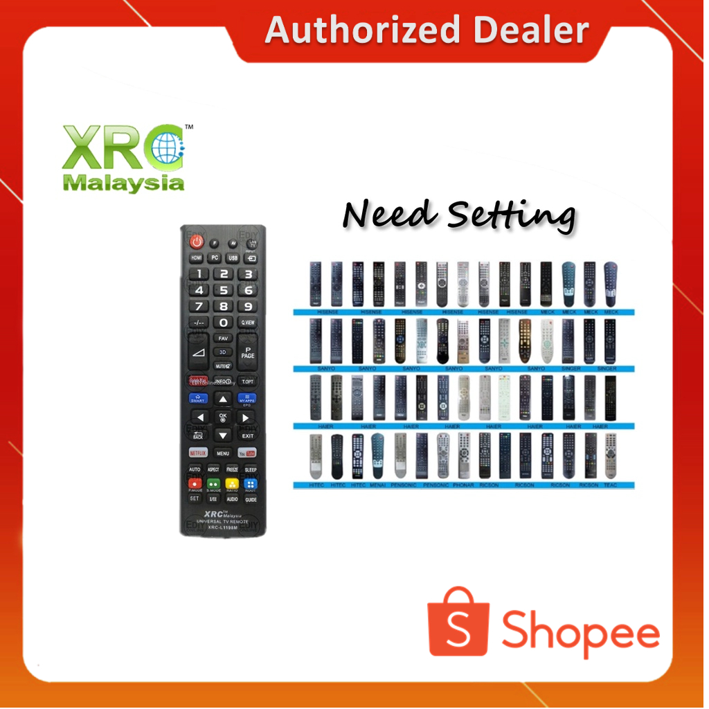 Chunghop RM-139ES Universal LCD /LED TV Remote Control /XRC-L1198M ...