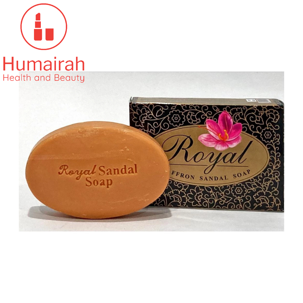 (pack of 3) Royal Saffron Sandal Soap Sabun Cendana Saffron (75g ...