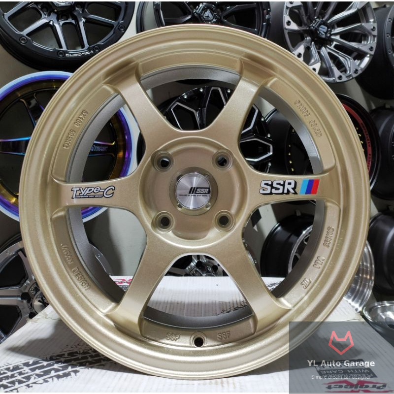 SSR Type-C [Flow Forming] Sport Rim 16x7JJ ET38 (4x114.3) | Shopee Malaysia