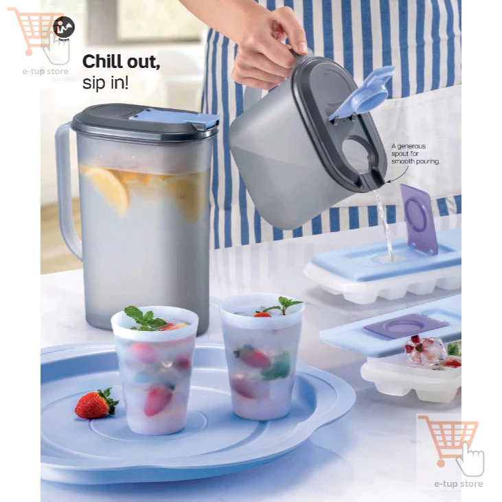 Tupperware Handy Beverage Drinking Set / Picnic Jug (1) 1.1L / Handy ...