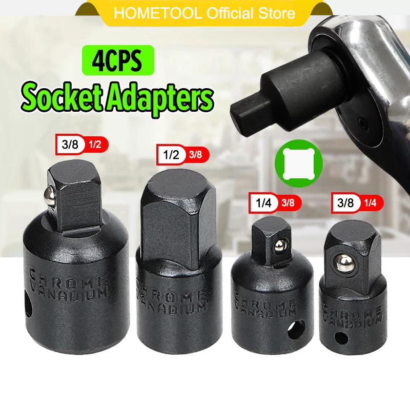 HOMETOOLMLK Impact Socket Adapter Set Ratchet Power Torque Wrench ...