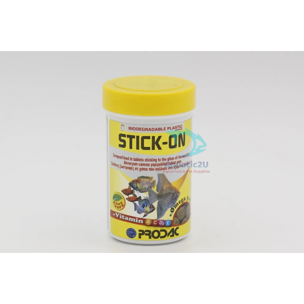 PRODAC Stick On Fish Food Tablet SInking For Tropical Small Fishes ...