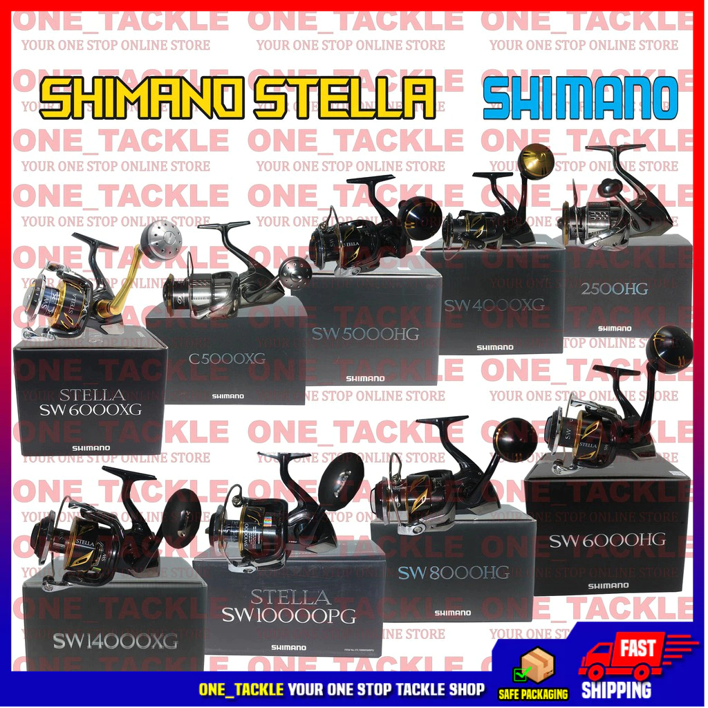 Shimano Stella Spinning Reel 2018 , 2019 , 2020 | Shopee Malaysia