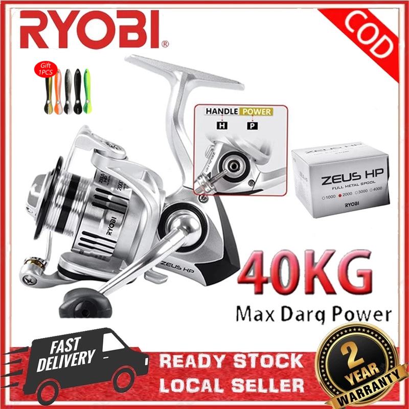 DAIWA Ryobi Reel Spinning Reel Reel Mesin Mancing Baitcasting Reel ...