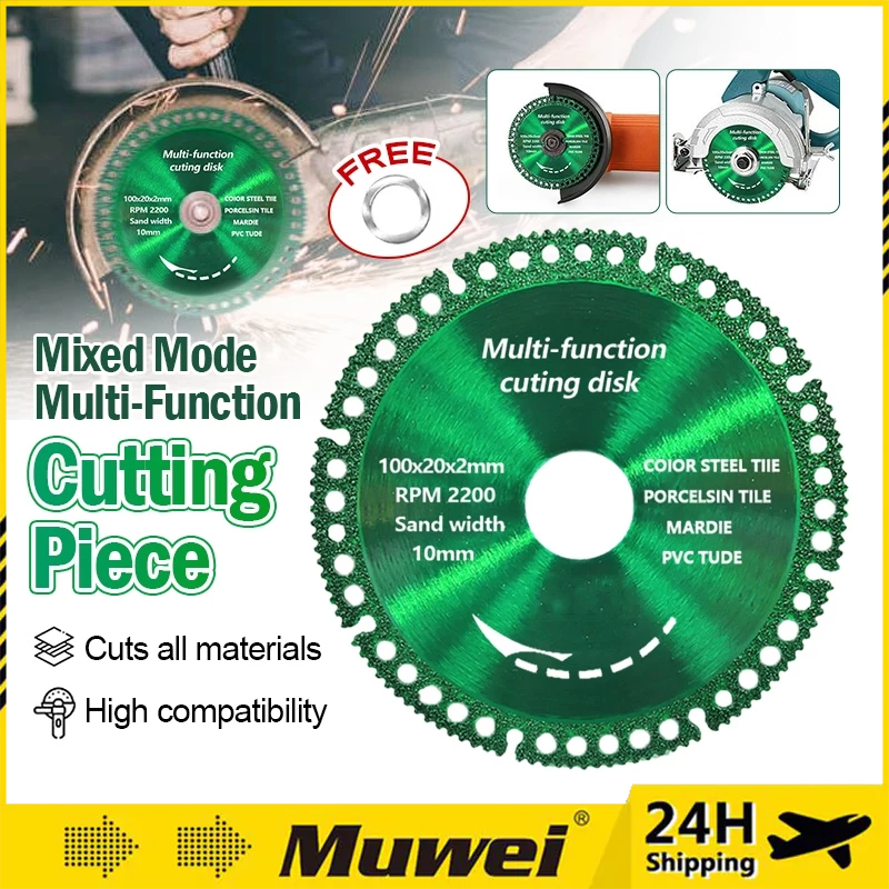 3PCS 6 In 1 Diamond Cutting Disc Composite Multifunctional Saw Blade ...