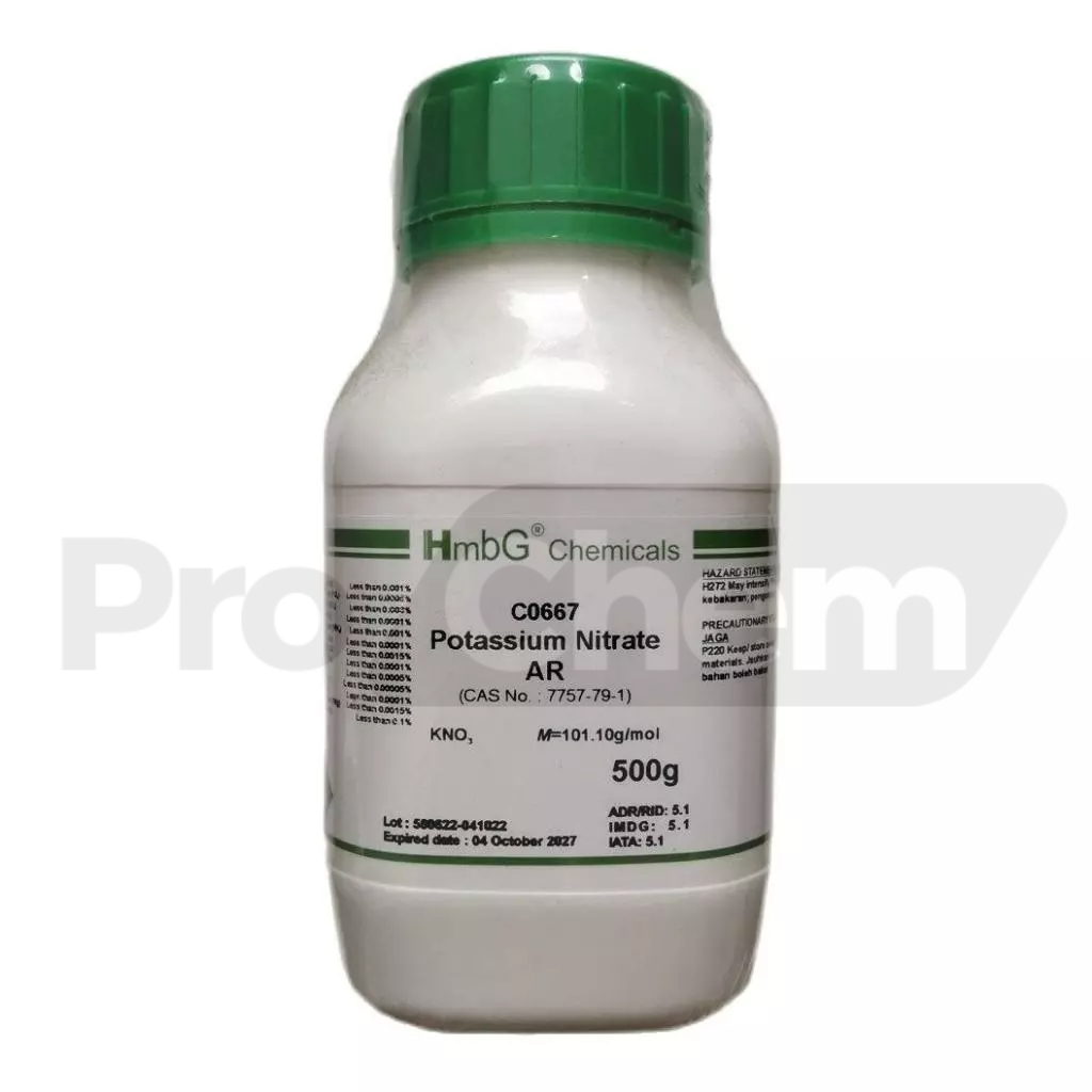 Potassium Nitrate AR, HmbG 500g [CAS No. 7757-79-1] | Shopee Malaysia